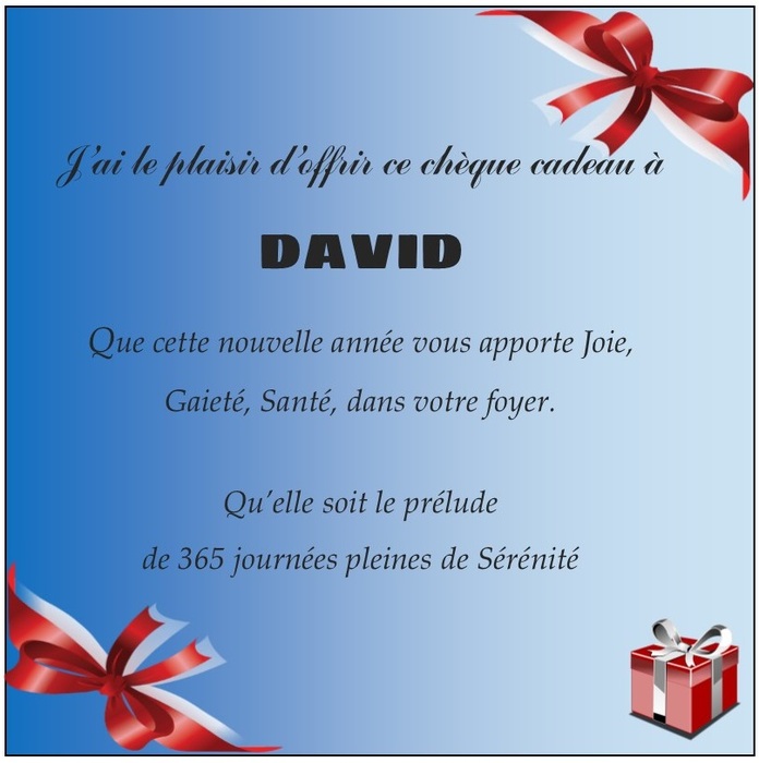 Idée cadeau :: Davidessentiel